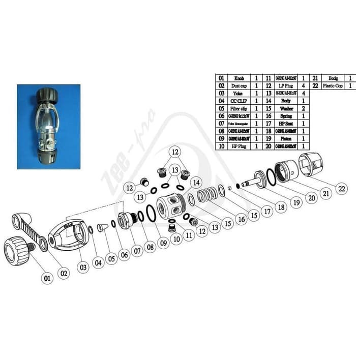 Jual Alat Selam Scuba Dive 1St Stage Piston Unbalance Regulator Diving ...