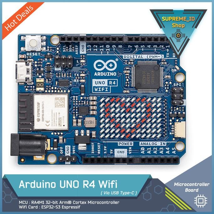 Jual TERBARU - Arduino Uno R4 Wifi Minima ESP32-S3 RA4M1 32-bit Arm Microcontroller | Shopee ...