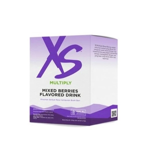 Jual AMWAY XS Multiply Mixed Berries Flavored Drink Amway Original ...