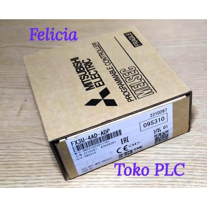 Jual FX3U-4AD-ADP PLC Mitsubishi FX3U 4AD ADP Analog Input Module ...