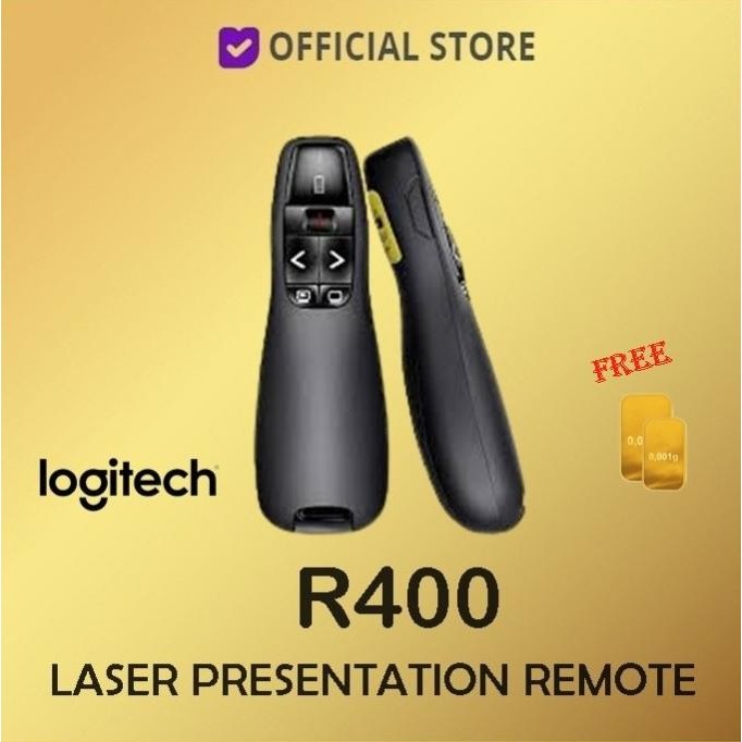 Jual LOGITECH R400 - Logitech Presenter , Wireless Presenter, Laser Pointer Unit Baru / Segel ...