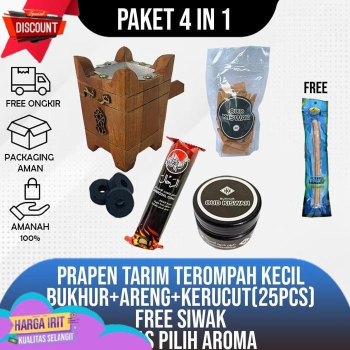 Jual PROMO PAKET BUKHUR BUHUR WANGI + DUPA KERUCUT ARANG DAN TEMPAT ...