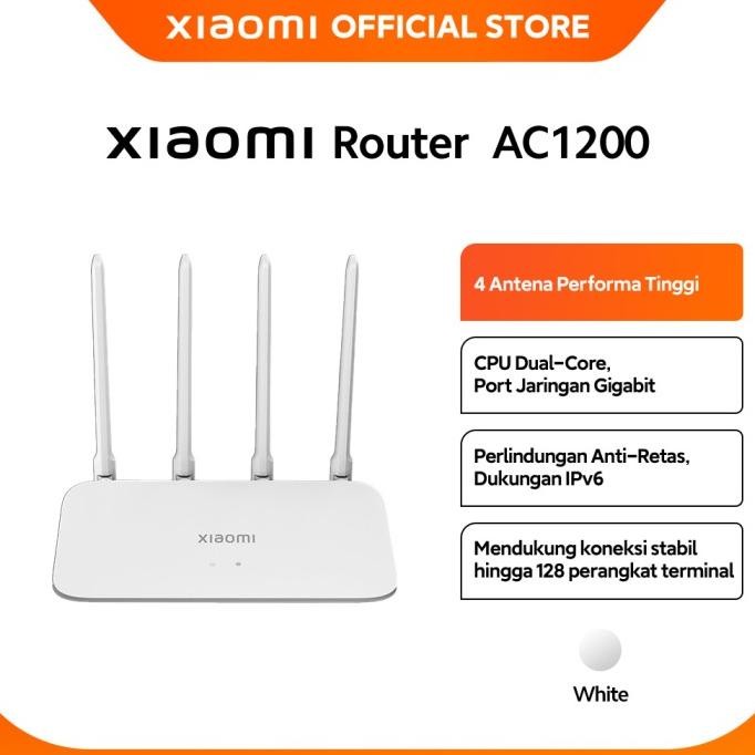 Jual Official Xiaomi Router AC1200 | CPU Dual-Core | Port Jaringan Gigabit | 4 Antena Performa ...