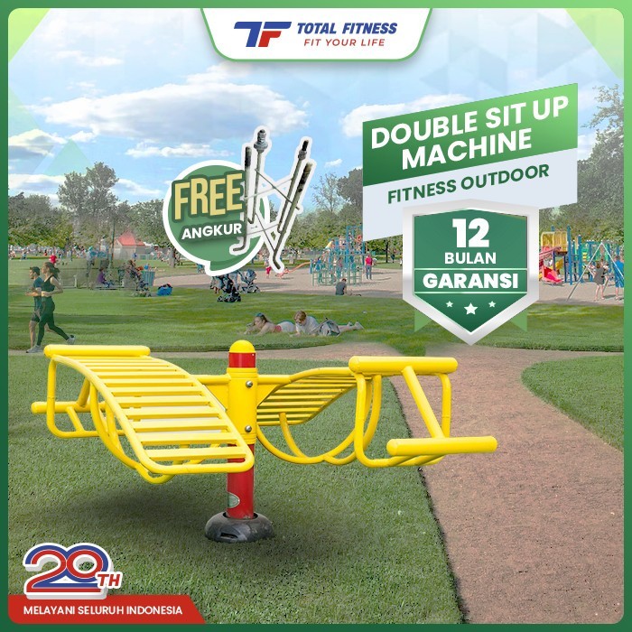 Jual Falach Double Sit Up Fitness Outdoor Playground Play Ground Taman ...