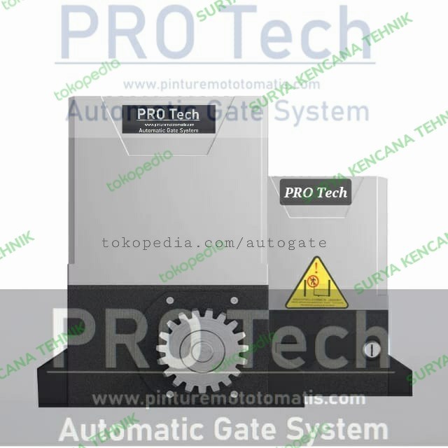 Jual Automatic Sliding Gate Pro Tech Mesin Otomatis Gerbang Pintu Pagar ...
