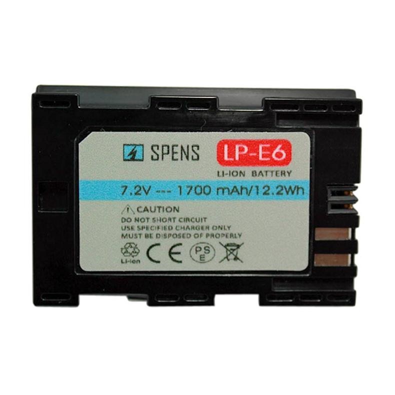 Jual Baterai Canon EOS 80D 70D 60D 7D 6D 5D Mark III 5D Mark II SPENS LP-E6 Battery | Shopee ...