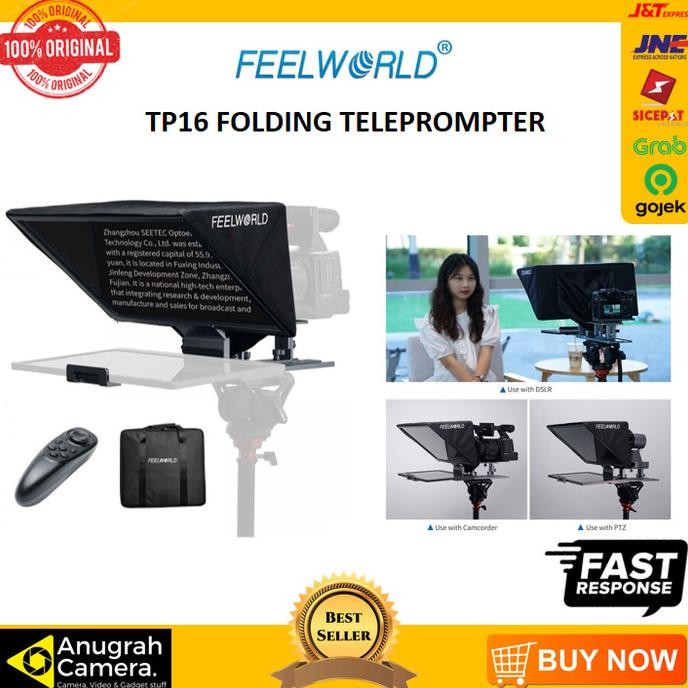 Jual Feelworld Tp16 Tp-16 16 Inch Folding Teleprompter New Stok ...