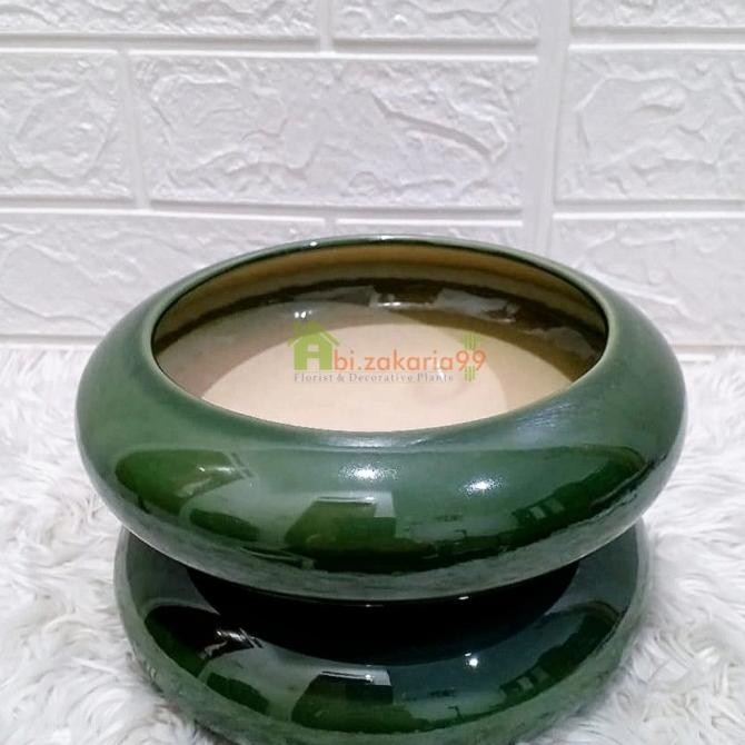 Jual POT/VAS KERAMIK MODEL CEPER BAMBU HOKI/ BAMBU REJEKI/LUCKY BAMBOO ...