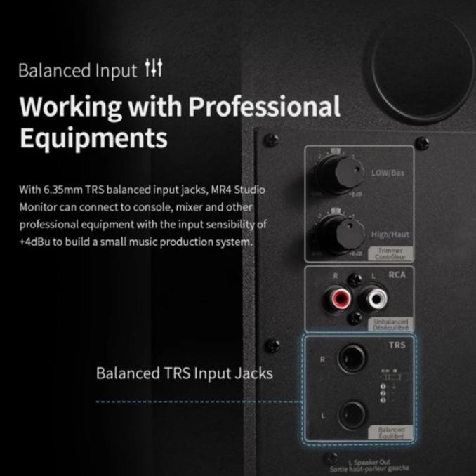 Jual Edifier Mr4 Speaker With Supreme Deep Bass, Profesional Studio ...
