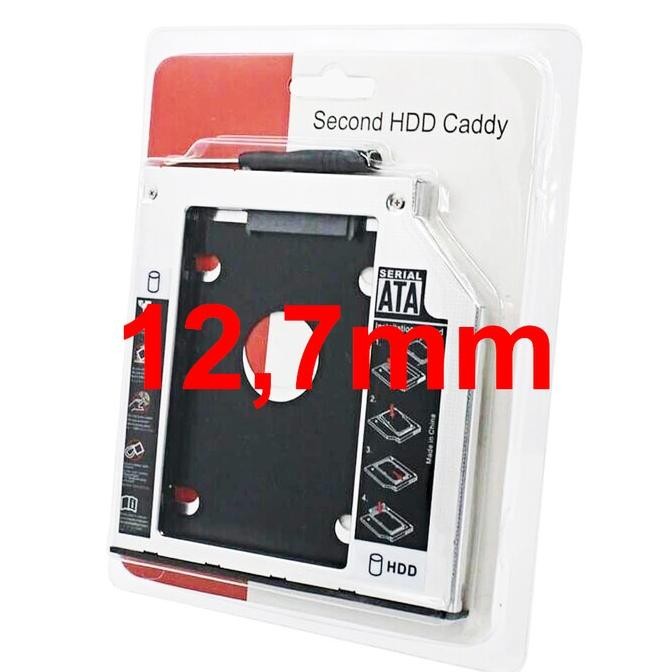 Jual Ssd Hdd Caddy Tebal 12.7Mm Sata Dvd Slot Hardisk Laptop -Hrcb ...