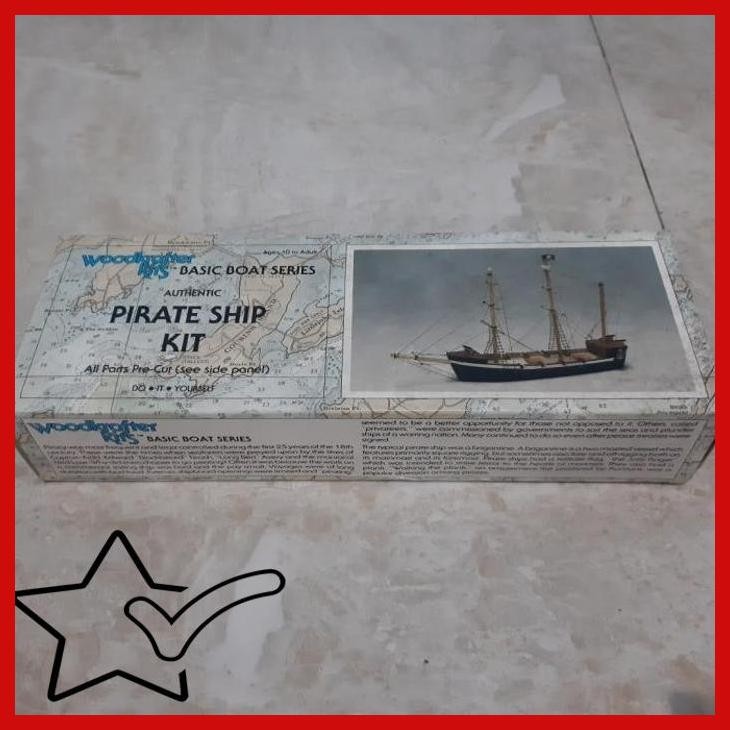 Jual [DTH] MODEL KIT KAPAL BAJAK LAUT KAYU BY WOODKRAFTER KITS NO ...