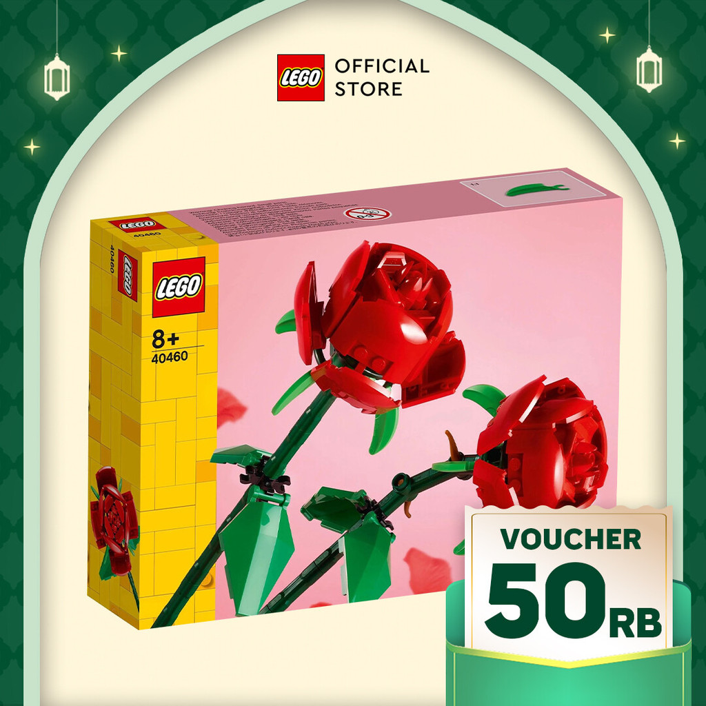 Jual LEGO Botanicals 40460 Roses Building Kit (120 Pieces) Mainan Balok ...