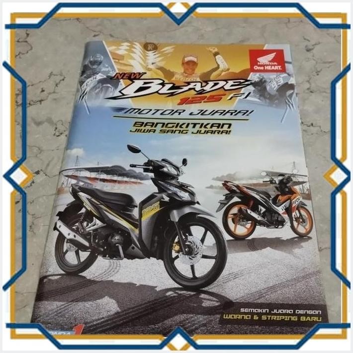 Jual [YON] BROSUR HONDA NEW BLADE 125 FI | Shopee Indonesia