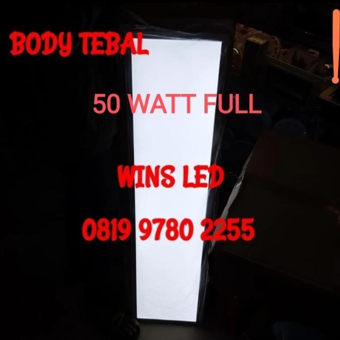 Jual JUAL LAMPU PANEL LED 30X120 LAMPU PLAFON LED 48WATT DOWNLIGHT 48W ...