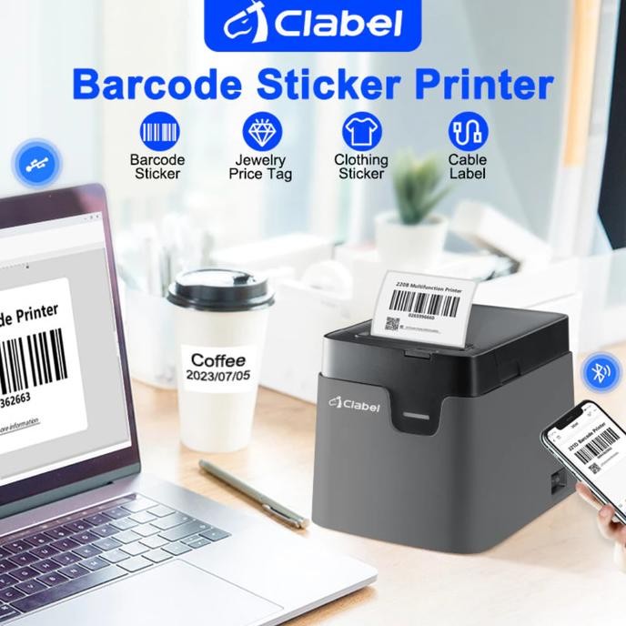 Jual CO Clabel 221D Barcode Printer Wireless Bluetooth Thermal Label ...