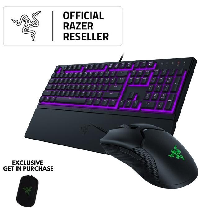 Jual CO Razer Viper 8Khz Black Gaming Mouse + Razer Ornata V3 X Gaming ...