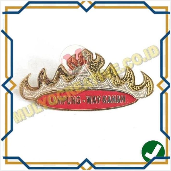 Jual [MUL] PIN SIGER LAMPUNG WAY KANAN PENGAIT PENITI PIN SIGER MURAH ...