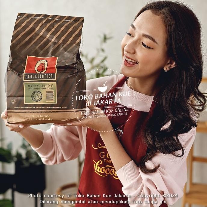 Jual PURE COCOA POWDER TULIP BURGUNDY CHOCOLATIER BUBUK COKLAT TULIP ...