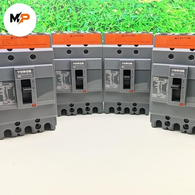 Jual CO MCCB Breaker VORGE VRZ100N 3P 100A 80A 75A 60A 50A 3Pole 3Phase setara EZC100N 3 P 3 ...