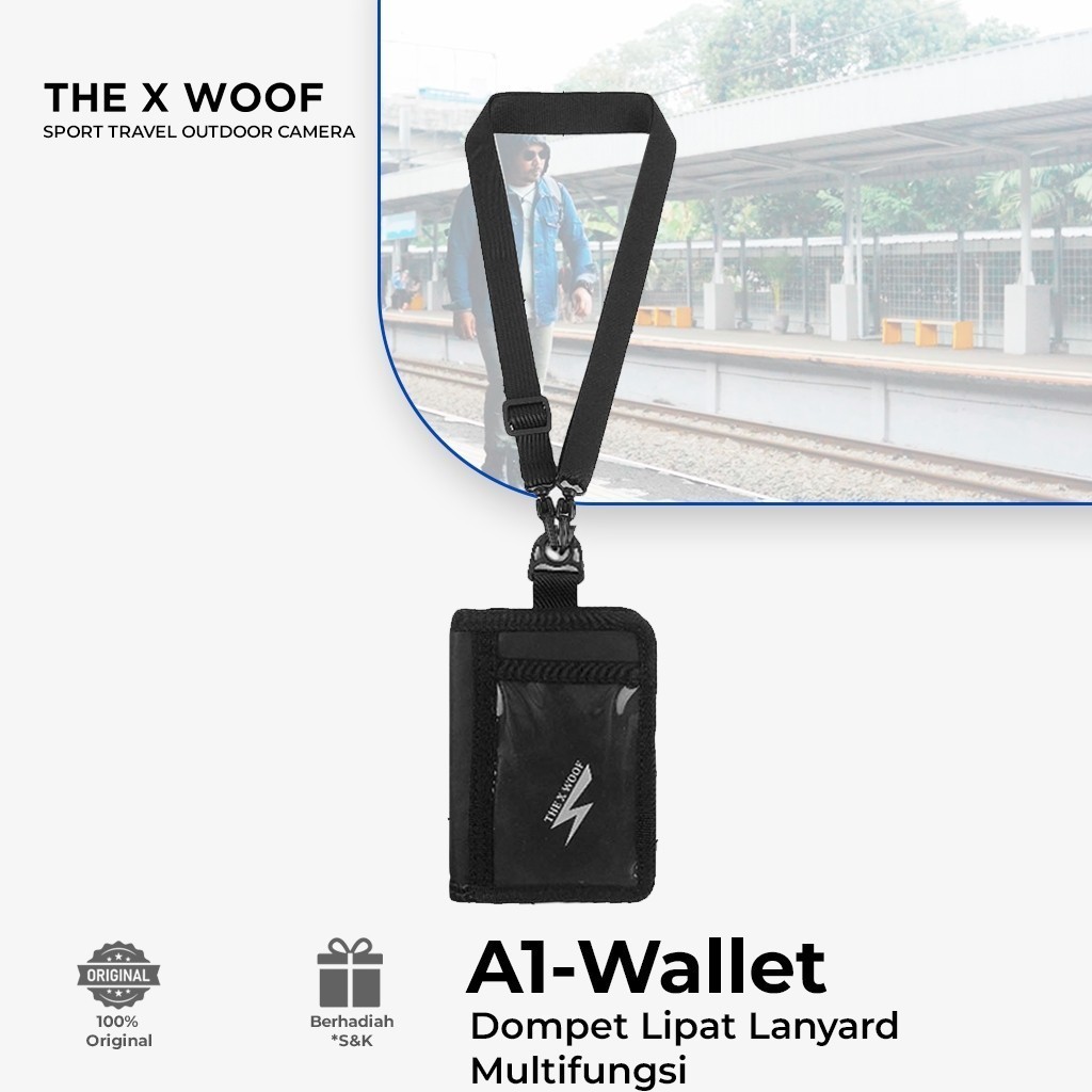 Jual The X Woof A1-Wallet Dompet Lipat Gantung Pria | Shopee Indonesia