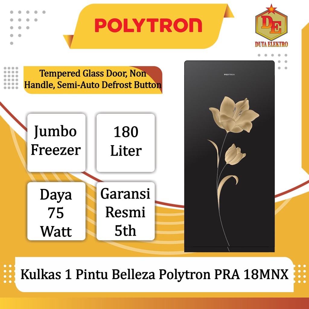 Jual Kulkas 1 Pintu Polytron PRA 18 MNX Belleza | Shopee Indonesia