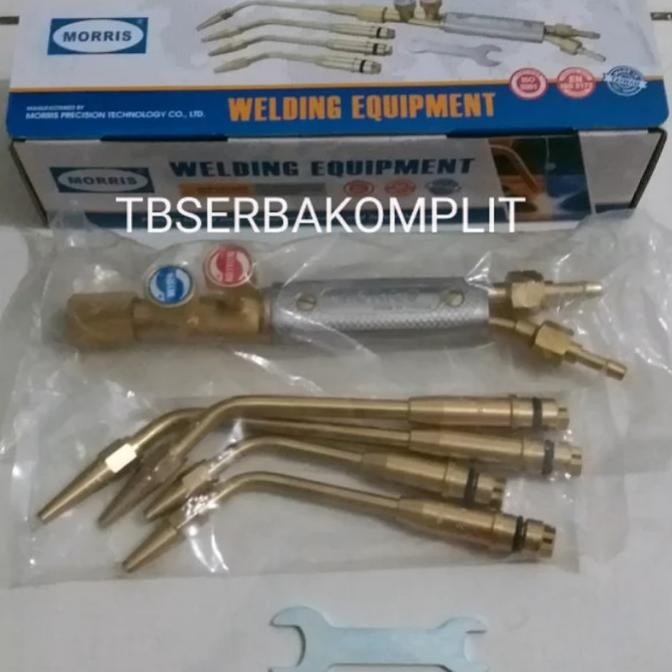 Jual Alat Blender Las Karbit Gas ACT Acetylene Oxygen 4 Nozzle Tip ...