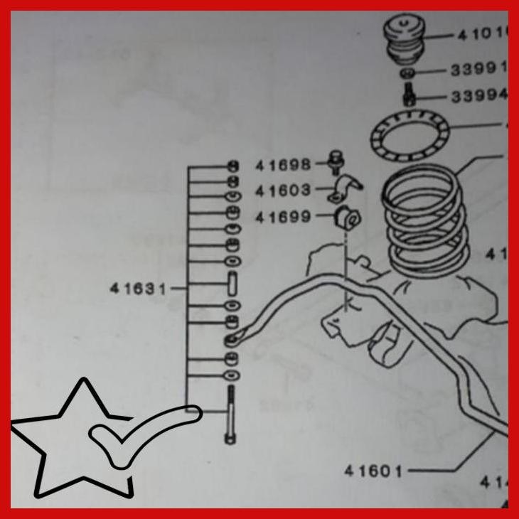 Jual [ADM] BUSHING STABIL/ STABILIZER BELAKANG PAJERO SPORT ALL NEW ...