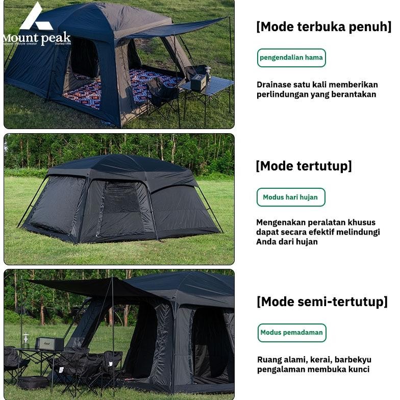 Jual BNH Mountpeak Tenda Camping Outdoor 2 Ruangan Luxury Besar ...