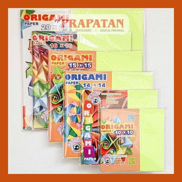 Jual [ PERALATAN LUKIS / GAMBAR ] KERTAS LIPAT ORIGAMI 15 X 15 CM ...