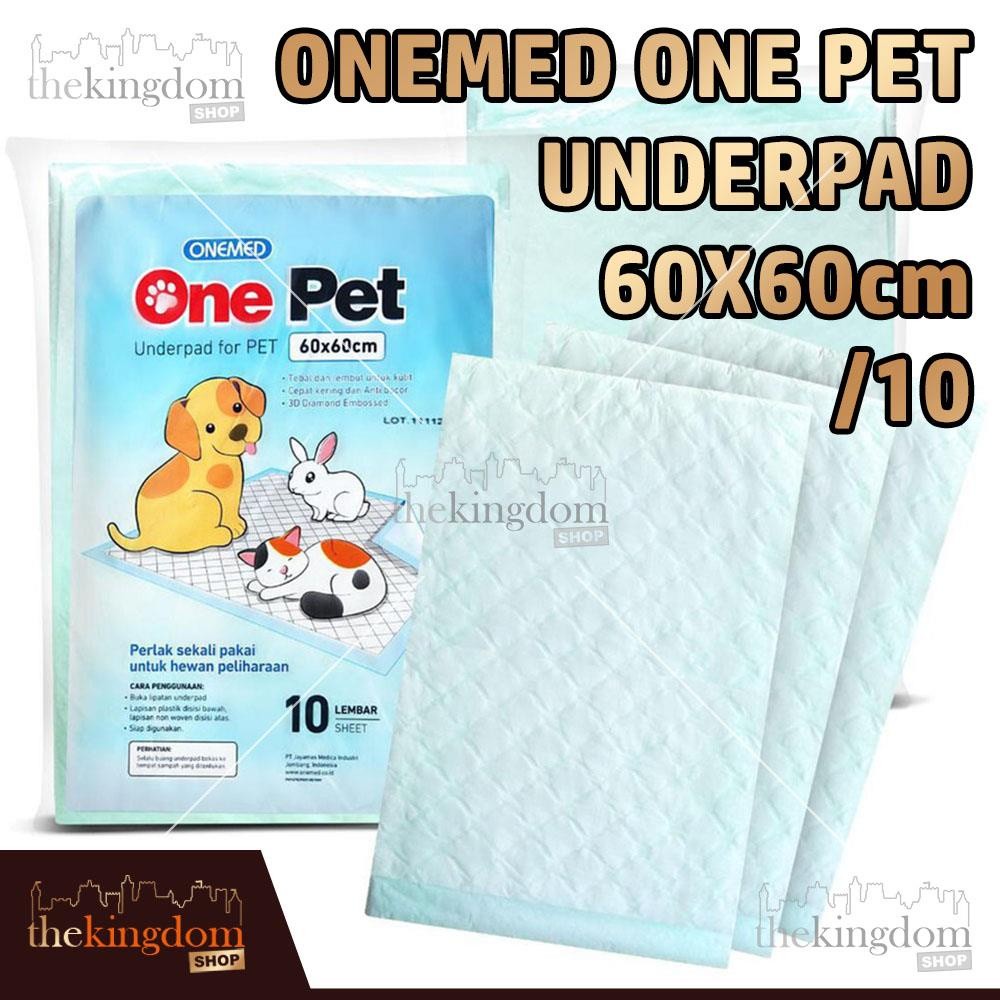 Jual Onemed OnePet Underpad 60x60cm /10 Perlak Hewan Pet 60x60 Anjing ...