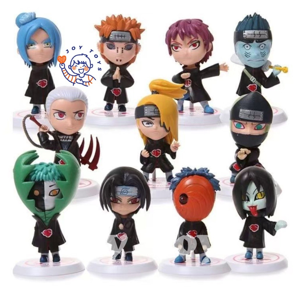 Jual AKATSUKI MEMBER CHIBI 11 PCS 110 NARUTO SHIPPUDEN ANIME ACTION ...