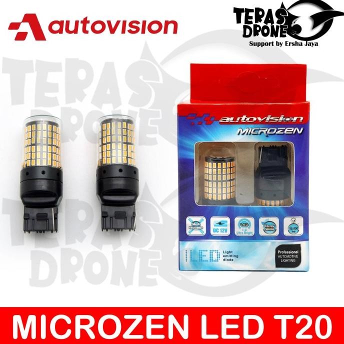 Jual Bohlam LED T20 WY21W W21W Autovision ORIGINAL - Lampu Rem - Lampu Sein | Shopee Indonesia
