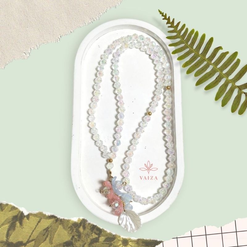 Jual VAIZA - [ Tasbih Kristal Asrie ] Tasbih 99 Butir Manik Kristal ...