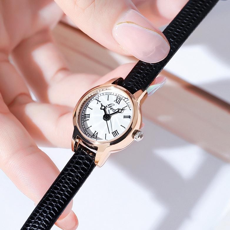 Jual df-8 Jam Tangan Wanita GEDI MINI Tali Kulit Asli Simple Quartz ...