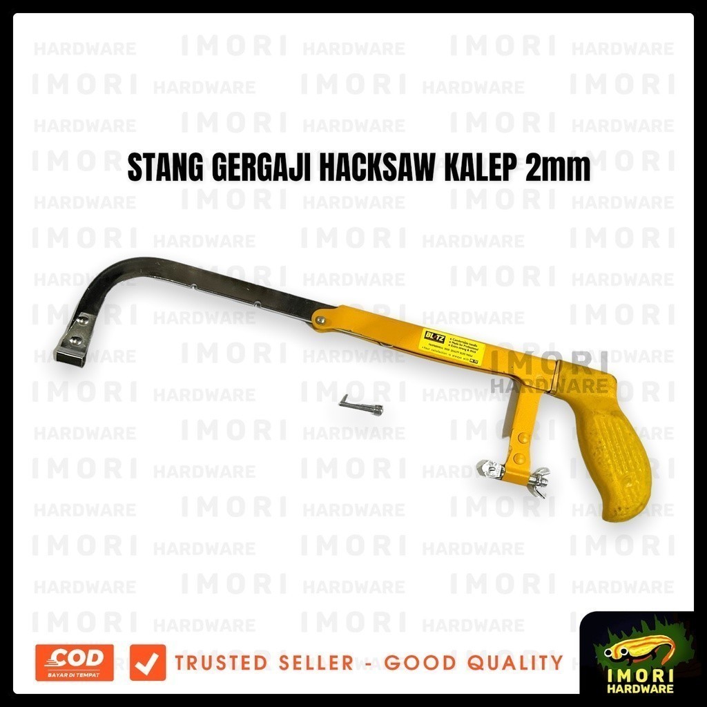 Jual BLITZ Stang Gergaji Hacksaw Kalep 2mm Graji Tangan Potong Kayu ...