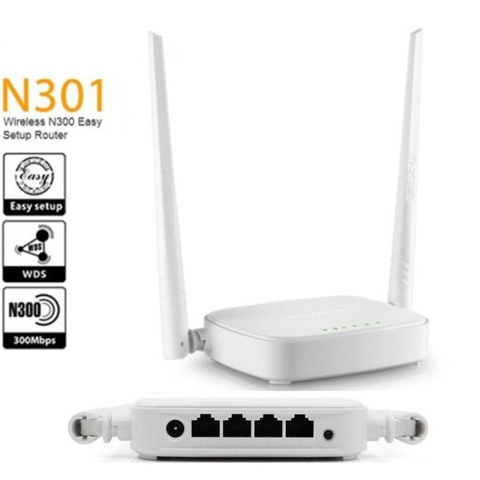 Jual Tenda N301 Wireless Router 2 Antenna | Shopee Indonesia