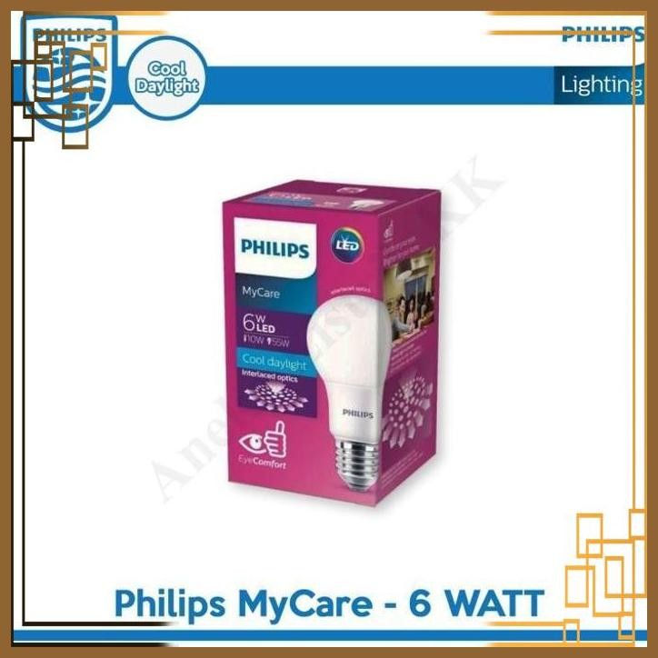 Jual [ANP] BOHLAM BOLA LAMPU LED PHILIPS 6 WATT KUNING ATAU PUTIH 6W W | Shopee Indonesia