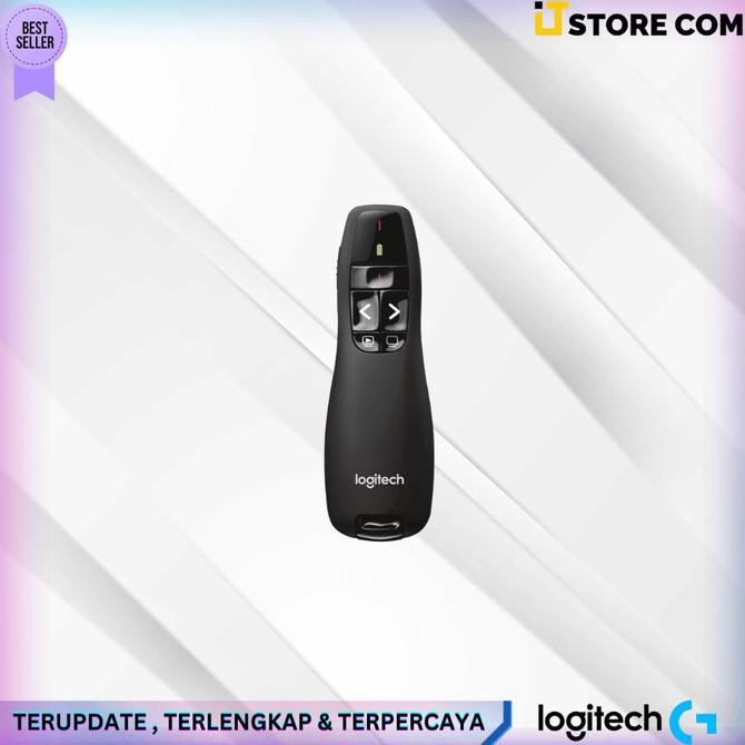 Jual Logitech R400 Remote Pointer Presentasi Wireless New Stok | Shopee ...