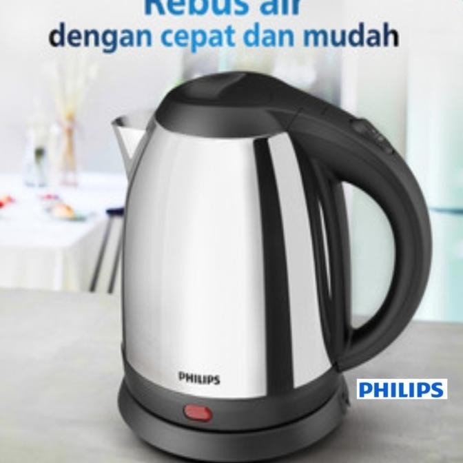 Jual PROMO TEKO LISTRIK PHILIPS KATTLE LISTRIK 1,8 LITER 1500 WATT-TEKO ...