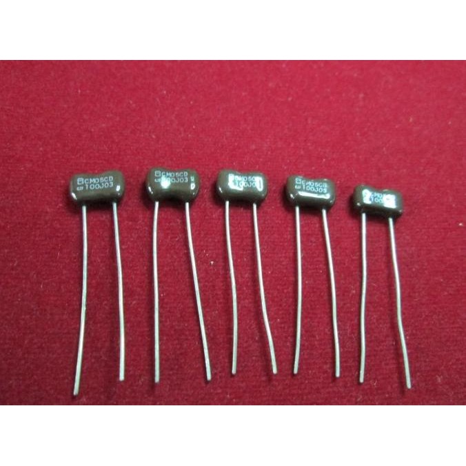 Jual CORNELL DUBLLIER SILVER MICA CAPACITOR CDM 10PF 500V ORIGINAL DAN ...