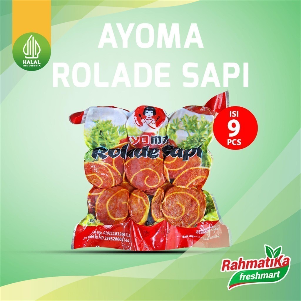 Jual Ayoma Rolade Sapi Isi 9 / 225 gr | Shopee Indonesia