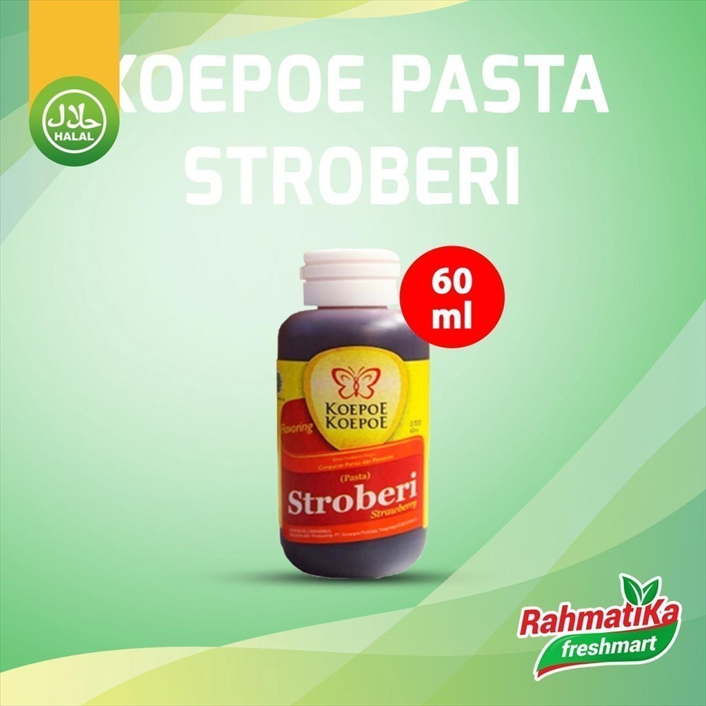 Jual Pasta Strawberry Koepoe Koepoe / Campuran Perisa dan Pewarna 60 ml ...