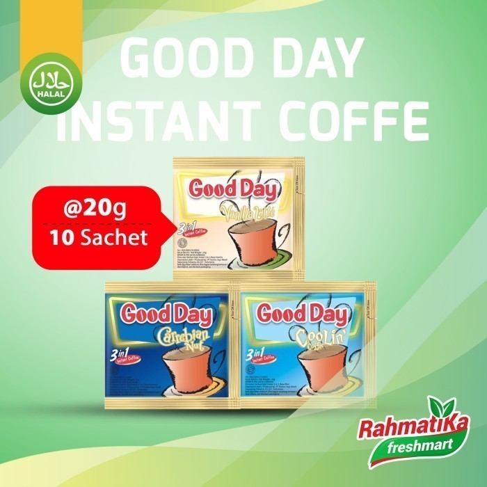 Jual Good Day 3in1 Instant Coffee (10 sachet X 20 g) | Shopee Indonesia