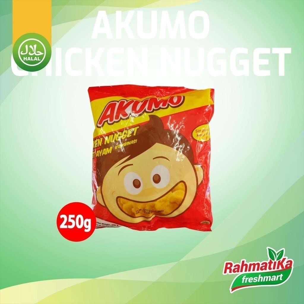 Jual Akumo Chicken Nugget - Naget Ayam Kombinasi 250 gr | Shopee Indonesia