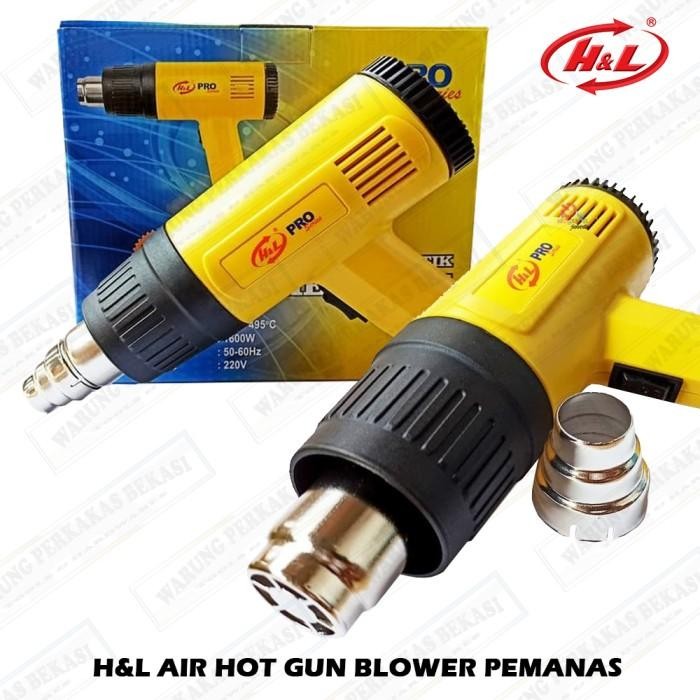 Jual H&L PRO Hot Gun Heatgun Dryer Pistol Blower Pemanas Plastik Hotgun ...