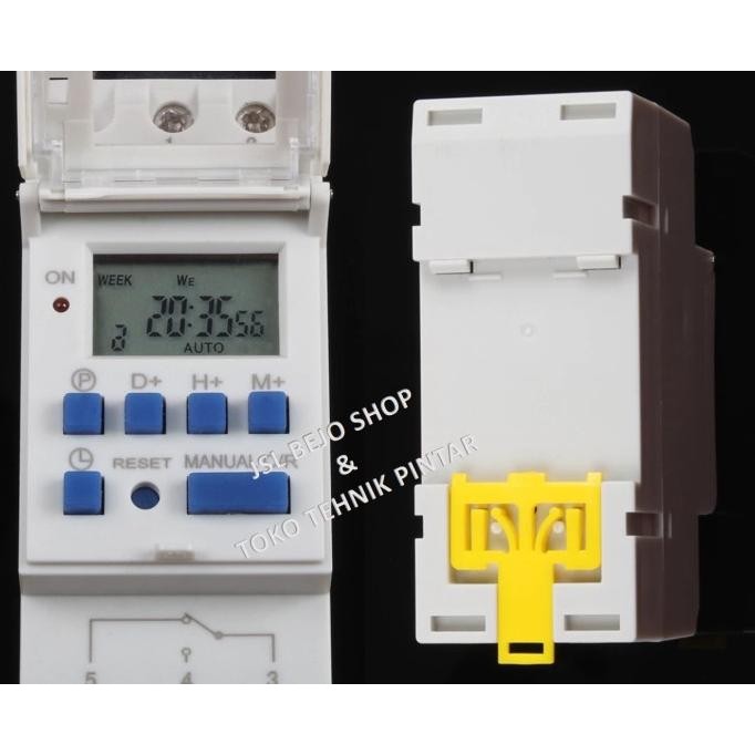 Jual 12 V Dc Din Rail Digital Programmable Timer Switch Model Mcb ...