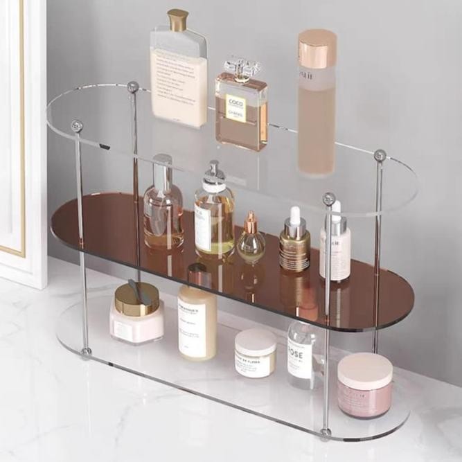Jual Rak Parfum Akrilik Organizer / Tempat Parfum Skincare Makeup AS01 ...
