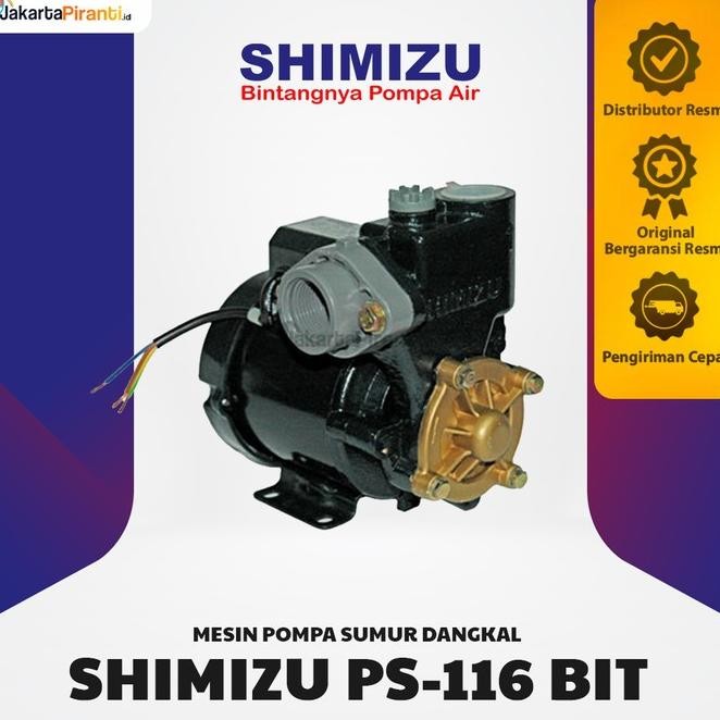 Jual Pompa Air Sumur Dangkal Shimizu Ps 116 Bit | Shopee Indonesia