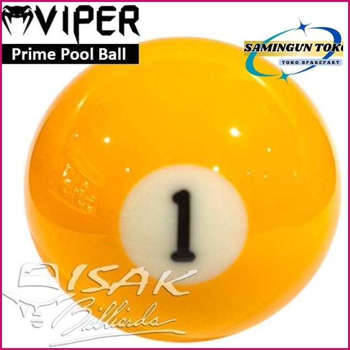 Jual Original..!! Bola Viper Prime Pool Ball Eceran Nomor 1 - 2.1/4 ...