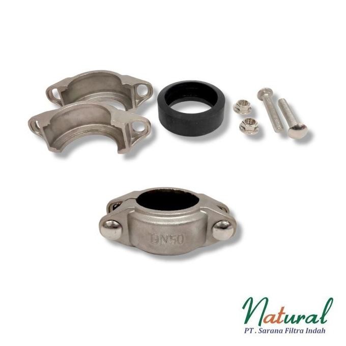 Jual Victaulic Coupling Clamp 1.5 Inch , Dn 40 , Ss304 , 600Psi New ...